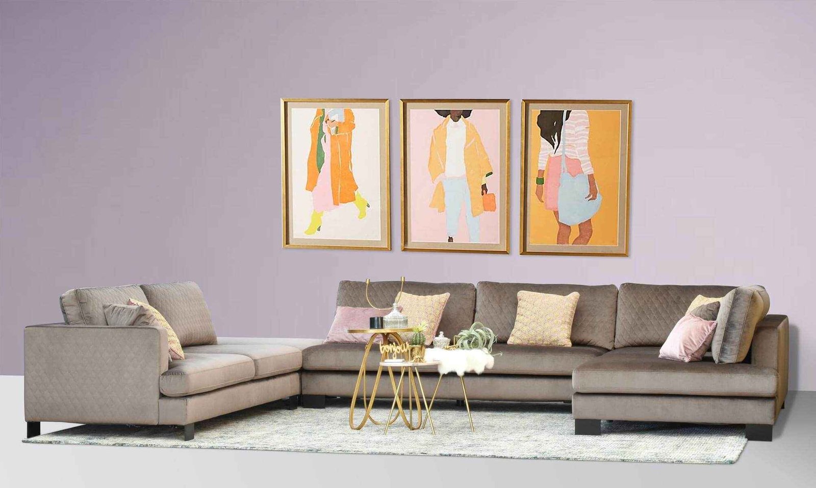 Buy Luxury U Shape Sofa In Dubai | No.1 Best Sofa Shop