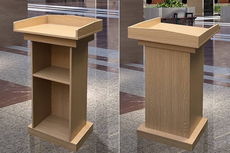 Wooden Podium Dubai | Stylish School Leacture Podium In UAE